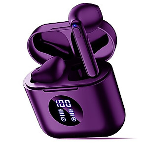 occiam Wireless Earbuds Bluetooth 5.3 Headphones 64Hrs Playback Bass Sound Ear Buds with Waterproof in-Ear Earbud Earphones Wireless Charging Case with LED Power Display for Sport Phone Laptop