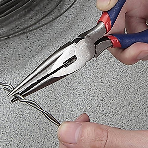 WORKPRO Large Pliers & Wrench Set 6-Piece (10" Water Pump Pliers, 10" Slip Joint Pliers, 8" Long Nose Pliers, 8" Linesman Pliers, 6" Diagonal Pliers, 8" Adjustable Wrench) for DIY & Home Use, W001329A