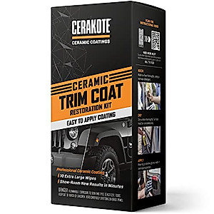 CERAKOTE® Ceramic Trim Coat Kit - Quick Plastic Trim Restorer - Guaranteed Restoration to Last Over 200 Washes – A Ceramic Coating, Not a Dressing