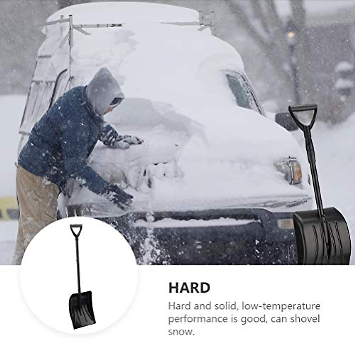 Hemoton Garden Shovel Garden Shovel Snow Shovel Sand Scoop Portable Folding Shovel Suitable for Cars Camping Gardens and Other Outdoor Activities Snow Removal Tool Multitools