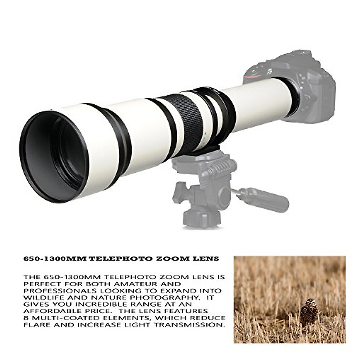 Canon EOS 5D Mark IV DSLR Camera w/ 24-105mm STM Lens + Canon EF 75-300mm III Lens, Canon 50mm f/1.8, 500mm Lens & 650-1300mm Lens + Deluxe Backpack + 64GB Memory + Monopod + Professional Bundle