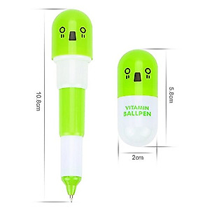 SunAngel 4 Syringe Pens + 6 Pill Pens + 6 Syringe Highlighters Fluorescent Needle Watercolor Pen (16 PCS)