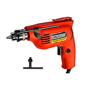Wild Edge Corded Drill, Keyed Chuck 3/8-Inch, 3.0-Amp Portable Hand Drill (SCD3A)