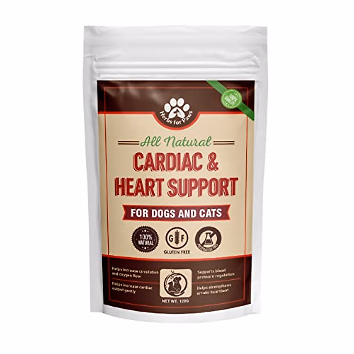 Dog Cardio Strength Heart Murmur Hawthorn Supplement Powder, Hawthorne for Dogs Vitamins for pet Heart Health| Made in USA - 4.0 OZ
