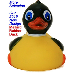 Rubber Ducks Family Mallard Rubber Duck, Waddlers Brand Toy Bathtub Rubber Duck That Float Upright, Rubber Ducky Birthday, All Depts Nature Birds Lovers