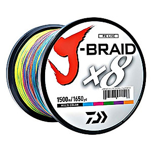 J-BRAIDX8, Filler Spool, Multi-Color, Mono Dia.= 10lb.