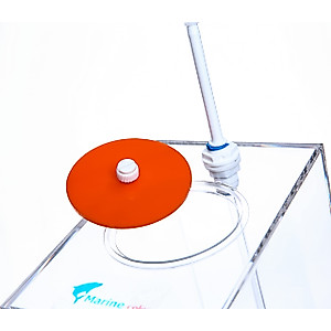 DEHAO Acryli Made Liquid Storage Bucket, Working with Dosing Pump,Auto Top Off System Reservoir Container, 1 Room 0.7 Gallons