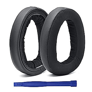 GSP 600 Ear Pads, Replacement Protein Leather Memory Foam Headphone Earpads Ear Cushion Pad for Sennheiser GSP 670 GSP 500 GSP 600 Gaming Headset