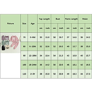 Toddler Baby Girl Clothes Daddys Girl Long Sleeve Pullover Sweatshirt Stretch Jogger Pants Infant Fall Winter Outfit (Daddys Girl Pink, 12-18 Months)