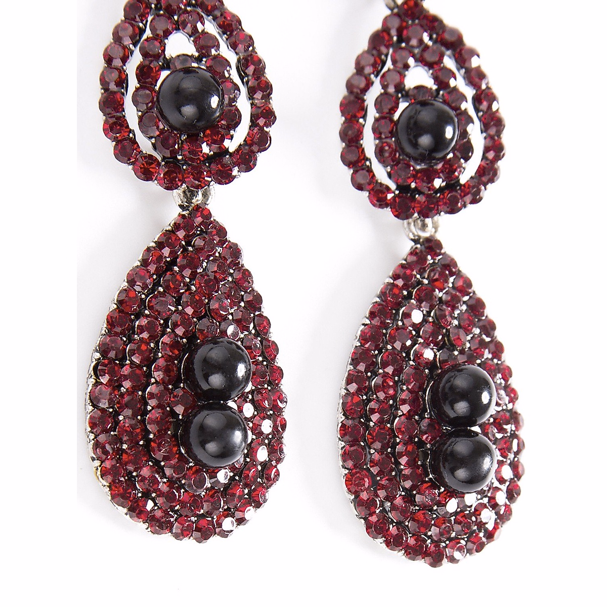 Vijiv Gatsby Earrings Vintage 1920s Drop Chandelier Flapper Jewelry Accessories