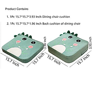 Toddler Booster Seat for Dining Double Straps Washable Portable Thick Chair Increasing Cushion for Baby Kids (Pink)