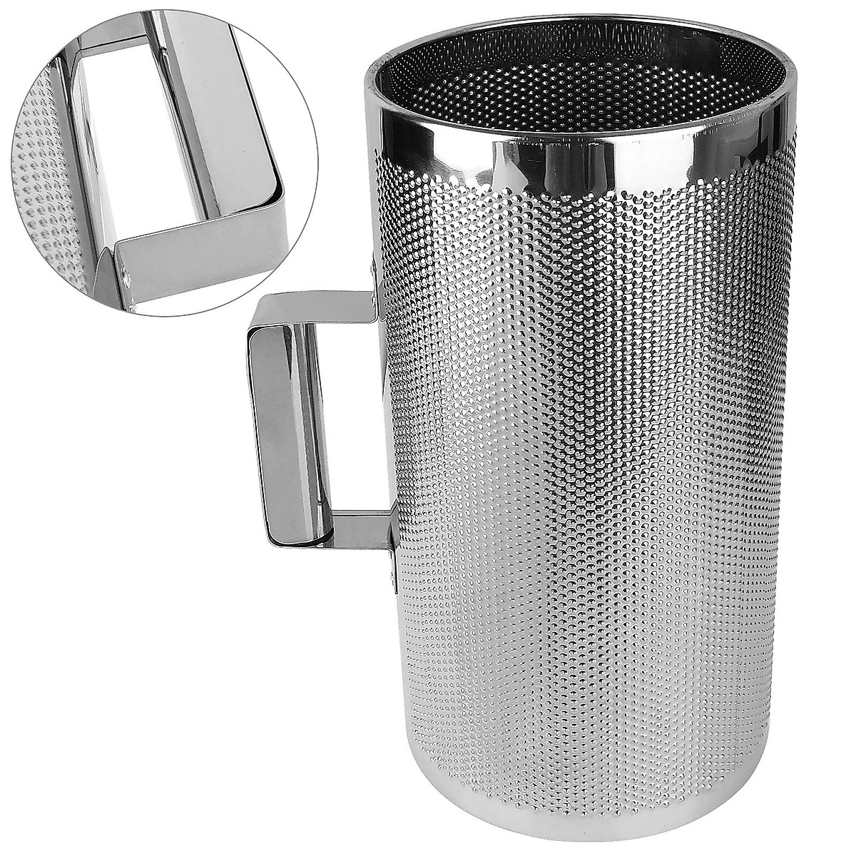 12" x 6" Stainless Steel Guiro Instrument Latin Percussion Metal Guiro Shaker with Scraper Percussion Instrument
