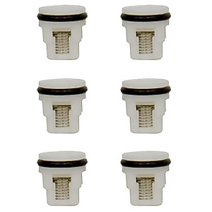 AR ANNOVI REVERBERI AR2233 Replacement Pressure Washer Valve Kit, RMW Series Pumps, EZ Start, Black, 6 Pack