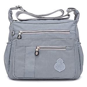 MINTEGRA Crossbody Bag for Women Nylon Waterproof Shoulder Purse Messenger Bag Lightweight Pocketbooks