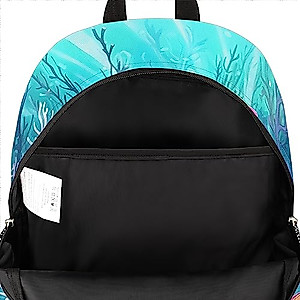 OMFUNS Tropical Fish School Backpack for Kids Boys Girls Women Men Ocean Sea Coral Bookbag for College Gym Travel School Bag Rucksack Casual Daypack Computer Laptop Backpack