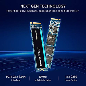 INLAND Premium 1TB SSD 3D TLC NAND M.2 2280 PCIe NVMe 3.0 x4 Internal Solid State Drive, Read/Write Speed up to 3100MB/s and 2800MB/s, 1600 TBW
