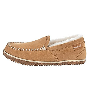 Minnetonka Womens Tempe Moccasin Slippers, Cinnamon, Size 8