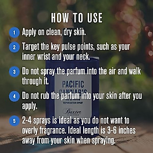 Baxter of California Pacific Cannabis Eau de Parfum Fragrance for Men | Holiday Gift Guide