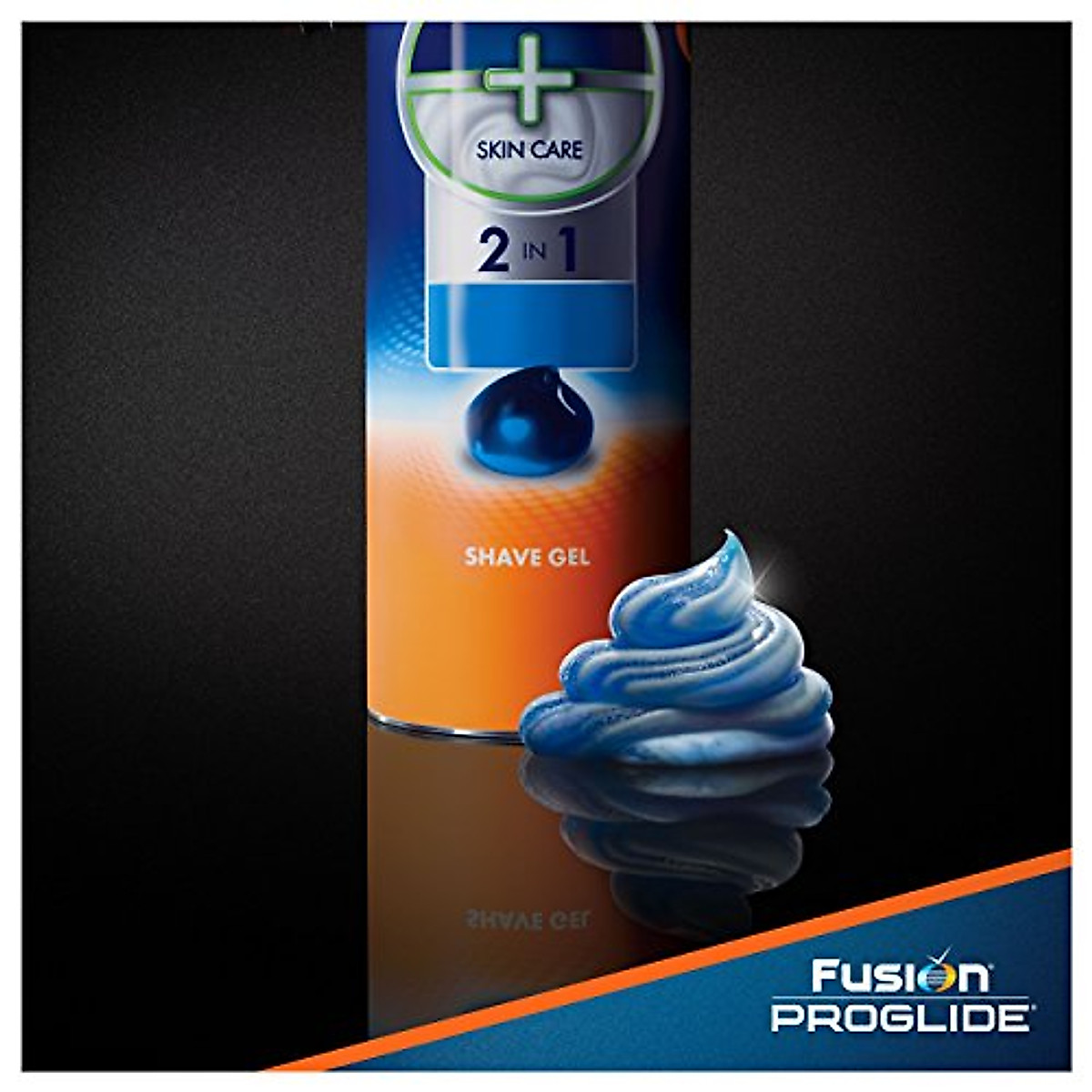 Gillette Fusion ProGlide Sensitive 2 in 1 Shave Gel, Ocean Breeze Ocean Breeze 6 Ounce