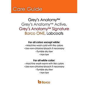 Grey's Anatomy Signature 2402 35" Women's Lab Coat (White, Large)