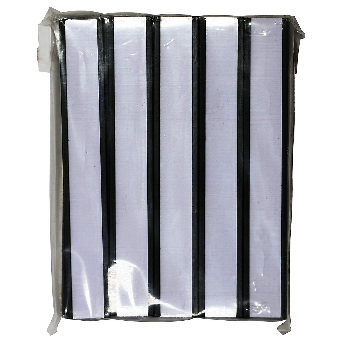 SmartSign Magnetic 'C' Channel Label Holders for Metal Racks and Shelves | 0.5" x 4" Pack of 25