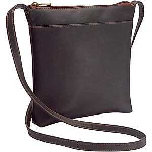 Le Donne Leather Telluride Crossbody - Colombian Cowhide Leather Women’s Bag (Cafe)