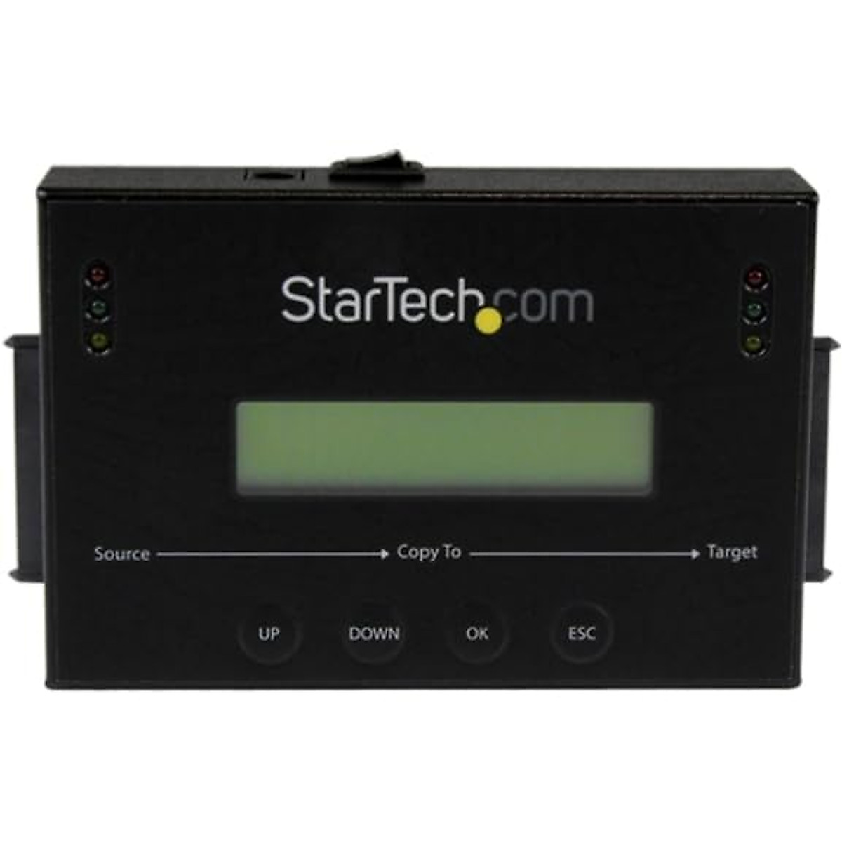 StarTech.com 1:1 Standalone Hard Drive Duplicator & Eraser, SATA HDD / SSD Disk Cloner / Copier / Wiper / Sanitizer, Cloning / Recovery Tool, LCD Display, TAA Compliant, OS Independent (SATDUP11)