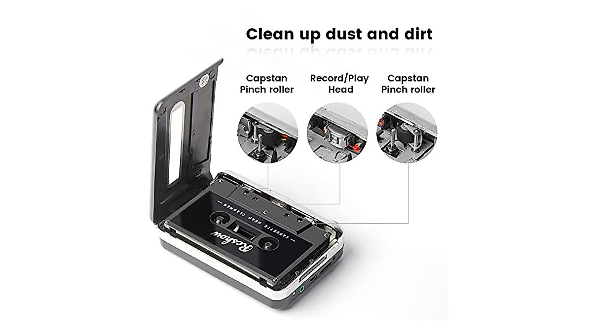 Reshow Cassette Head Cleaner Kit for Clear Vintage Sound