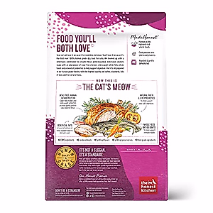 The Honest Kitchen Whole Food Clusters Grain Free Chicken & Fish Dry Cat Food, 4 lb Bag