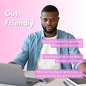 Instant Kava Tea Powder Kelai - Volcano Island’s Secret - 12+ Servings - Noble Kava Juice from Epi Island Vanuatu - Stress Release & Mood Support - Non-Habit Forming - Easy Mix 30:1 Concentrate