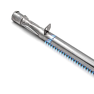 Dongftai SA241A (5-Pack) 16.5 inch Stainless Steel Burner Replecement for Charmglow 810-2320 Grill Pro 226454 226464 236454 236464 Master Forge GGP-2501 Brinkmann 810-2320 Broil-Mate 726454 726464