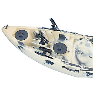 12 Pack of Fishing Rigging D-Ring Kayak with 304 M6 Screw Kit for Boat Canoe Kayak,Give Free Install Tools (Square)