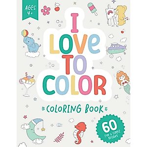 I Love to Color: Coloring Book for Kids (120 Pages | 8.5 x 11 | Coloring Books for Kids Ages 4-8)