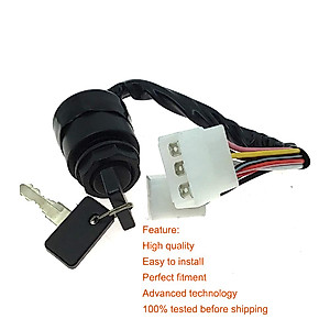 Ignition Switch for Yamaha Gas 2 Cycle Golf Cart G1 Models 1979-1989 Replace J17-82508-20