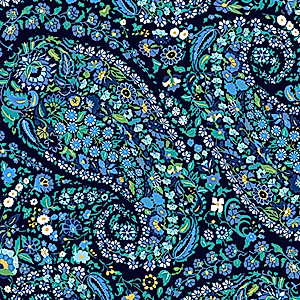 Vera Bradley Clearly Colorful Large Backpack with Pouch, Dreamer Paisley