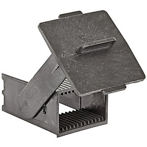 Simport EasyDip M905-12DGY Acetal Vertical Slide Staining Rack, Gray, 2-1/2" L x 2-1/4" W x 3-3/4" H (Case of 6)