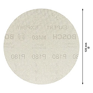 Bosch Professional 5x Expert M480 Sanding Net (Ø 125 mm, Grit 180, Accessories Random Orbital Sander)