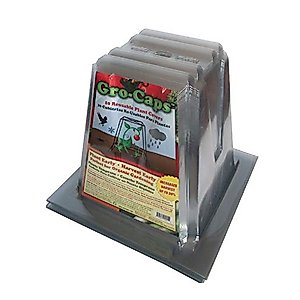 BOTARO GRO-Caps Reusable Plant Covers (30 Pack) Plant Protection from Frost, Cold Weather, Garden Insects, Pesticides, Rodents & Rabbits for All Your Plants, Vegetables & Flowers. Grow Organic