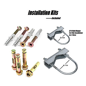 Bizlander 108LED Solar Flood Light with 1109 Lumens IP65 Rating, Manual Switch, Light Detachable, 7.4V Lithium Battery for Home Garden, Carport, Garage, Car Park, Commercial Sign Light