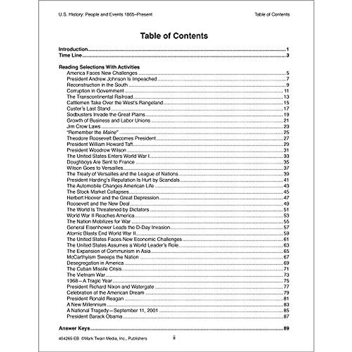 Mark Twain People and Events US History Workbook for Middle School, American History High School Books, Social Studies Classroom or Homeschool Curriculum