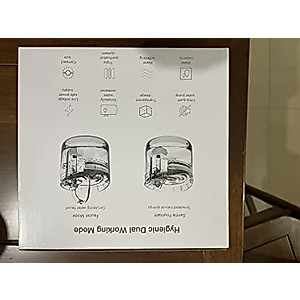 HAPUP Cat Water Fountain Animal Water Dispenser 61OZ/1.8L Automatic Pet Drinking Fountain Clear Upgrade with 2 Filter Replacement 1 Adjustable Silent 1 Water Pump for Cats Kitty Indoor