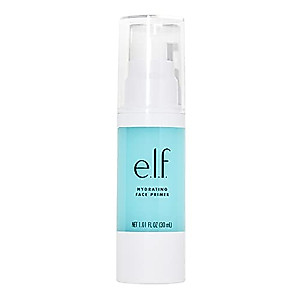 e.l.f. Hydrating Face Primer, Makeup Primer For A Flawless, Smooth Canvas, Infused With Grape, Vitamins A, C, & E, Vegan & Cruelty-Free, 1.01 Oz
