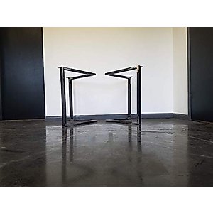 Metal Table Legs, Triangular Style - Any Size and Color