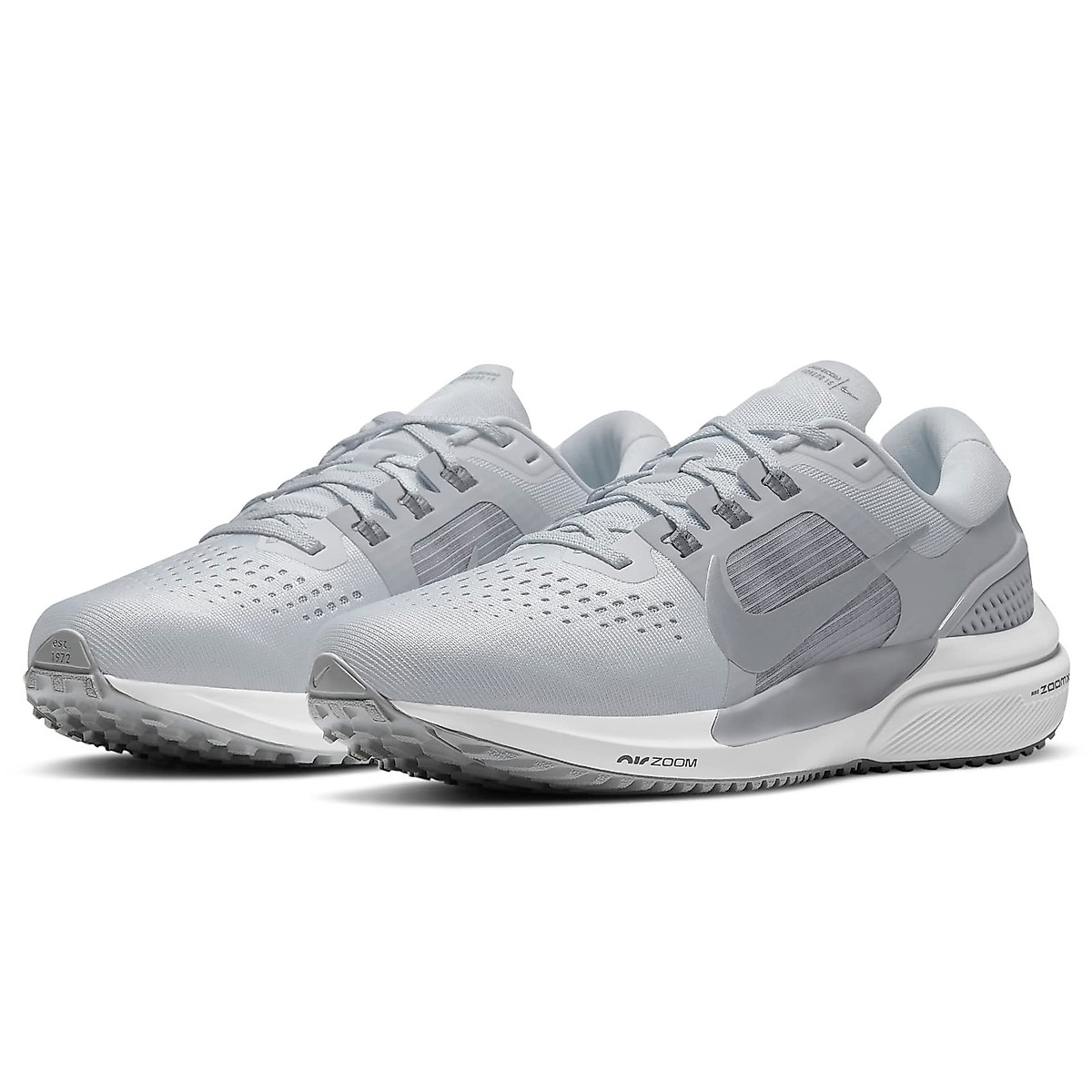 Nike Women's Air Zoom Vomero 15 Running Shoe, Pure Platinum/Metallic Silver, 9 M US