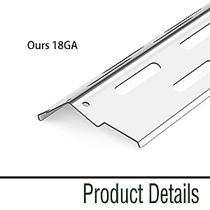 Damile Grill Flavorizer Bars for 66687 Weber Genesis II E-640, Genesis II LX S-640, Genesis 2 BBQ Gas Grill Replacement Parts, 12.5 Inch Stainless Steel Flavor Bars Grill Heat Deflectors Accessories