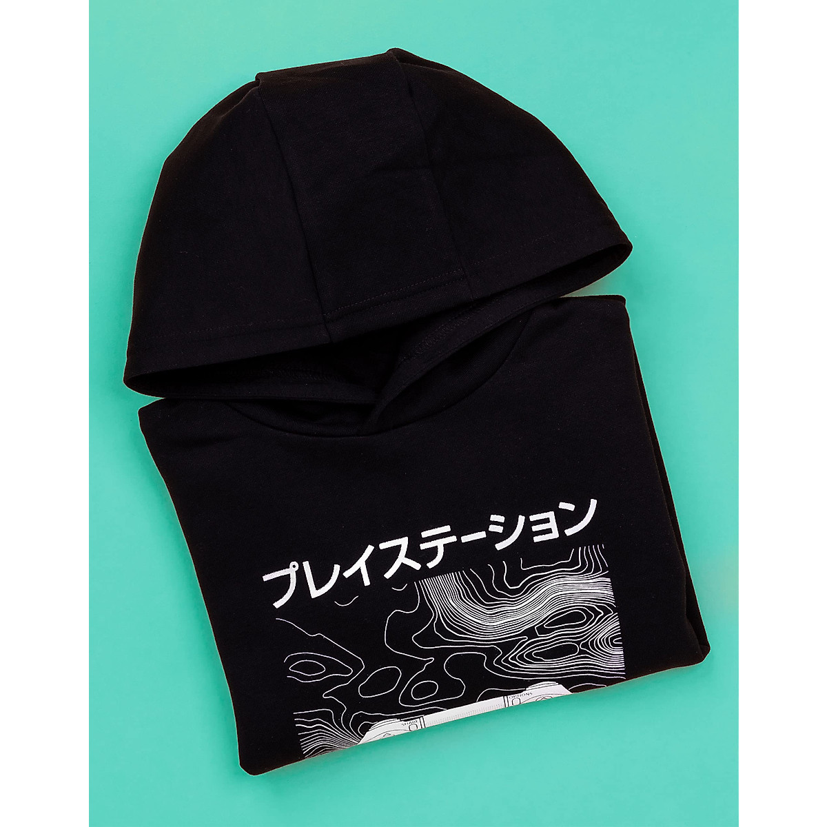 Playstation Kids Hoodie Boys Games Japanese Logo Black Jumper Jacket 7-8 Years