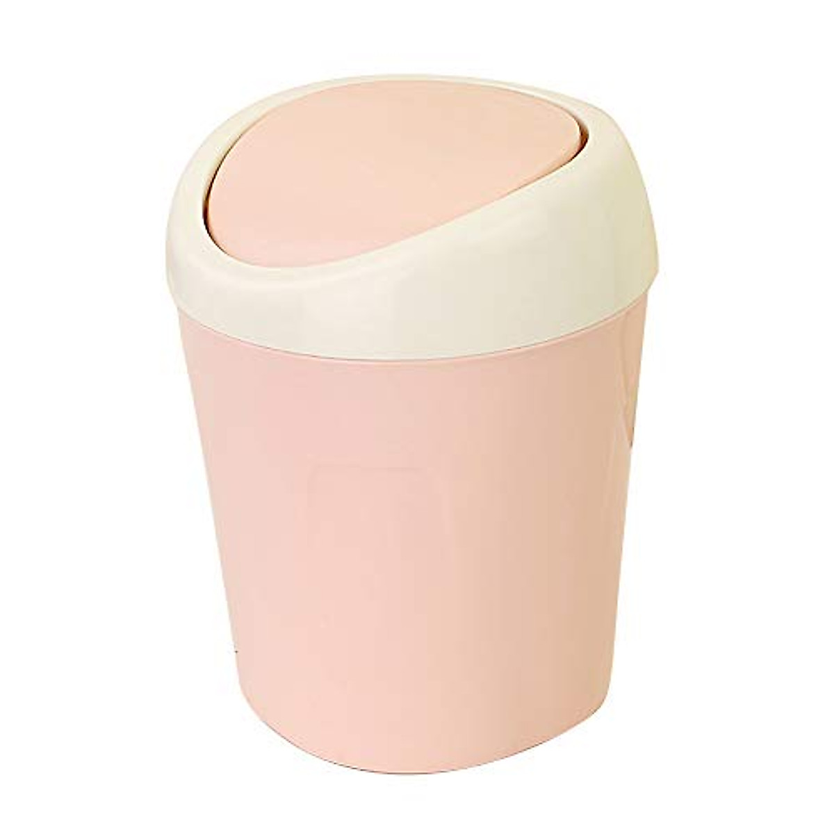 Brave669 Trash Can Other Household AccessoriesHome Desktop Mini Covered Trash Garbage Can Storage Box Organizer Waste Bin