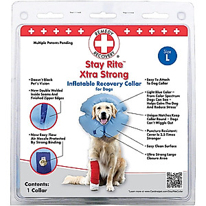 Dogswell Remedy + Recovery Dog First Aid, Inflatable Collar, Large