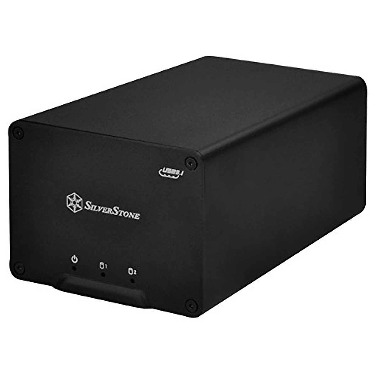 Silverstone Tek USB 3.1 Gen2 Type-C external Hard Drive Enclosure w/ Configurable Raid Functionality for 2.5" Drives DS223