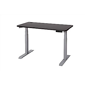 UNICOO Melamine 47.2 x 23.6 Inch Universal Table Top for Standard and Sit to Stand Height Adjustable Home and Office Desk Frames (Tabletop 47.2 - Black)